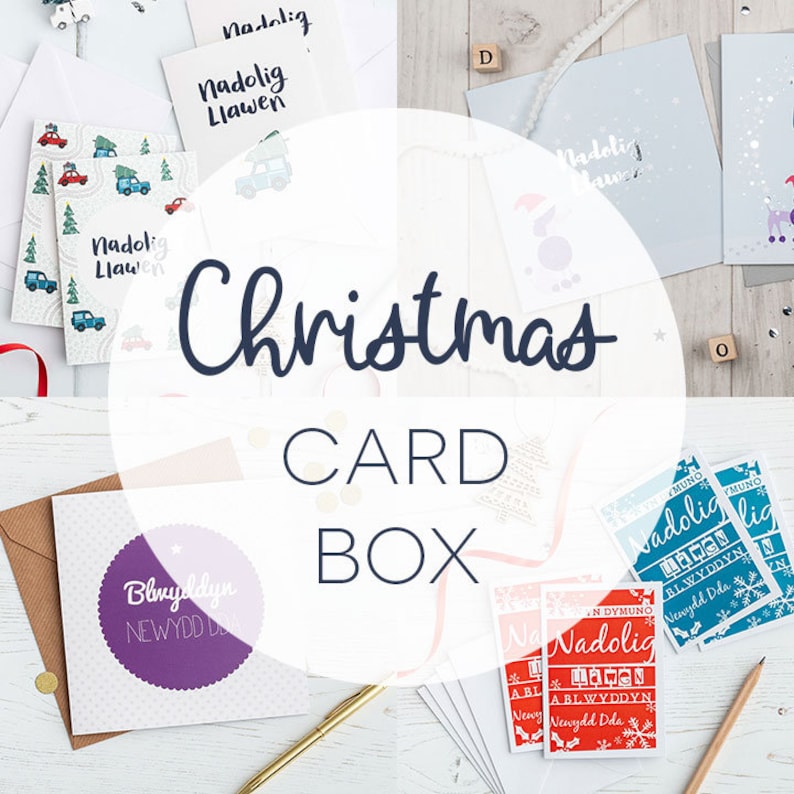Welsh Christmas Card Bundle / Cardiau Nadolig Cymraeg - Etsy