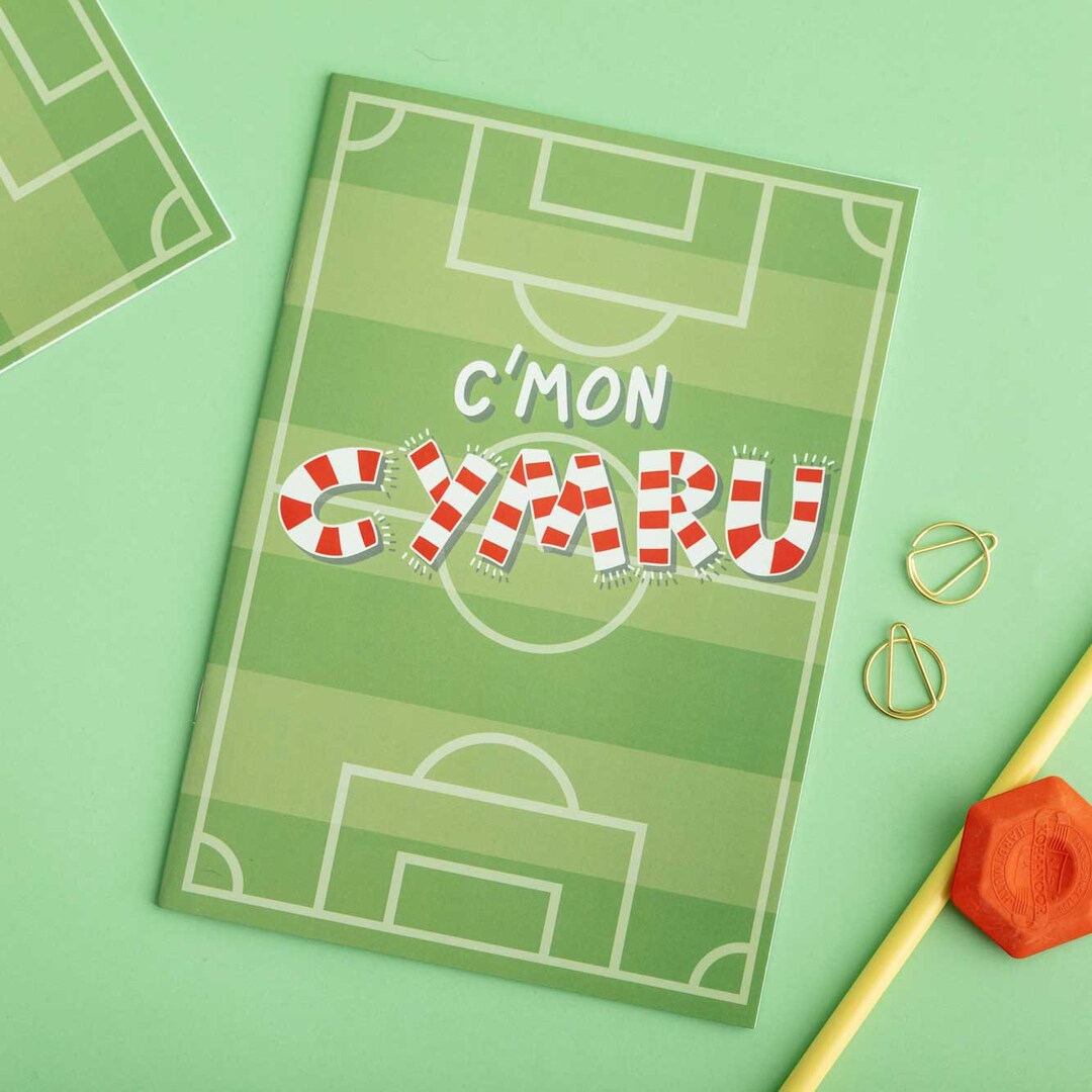 C'mon Cymru A5 Welsh Note Book - Etsy