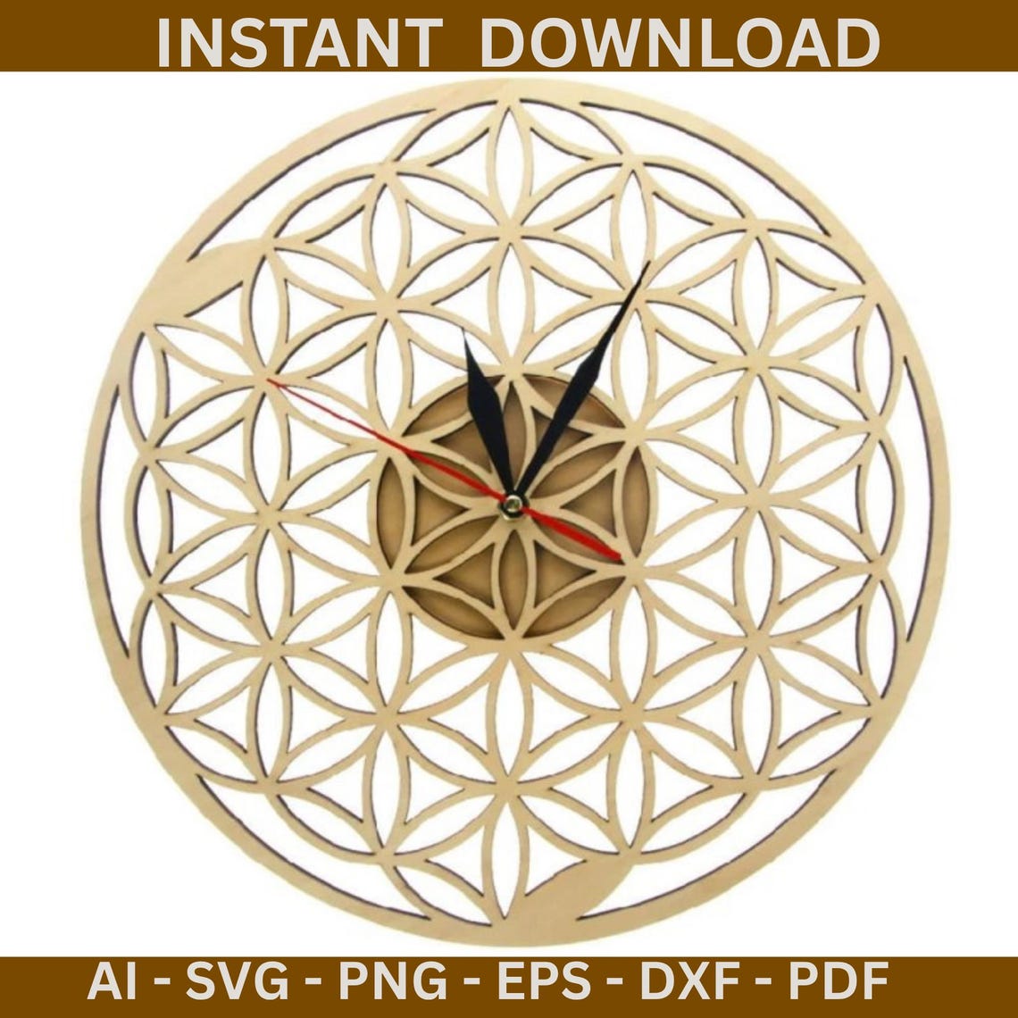 Clock SVG Bundle | 100+ Laser Cut Files, Modern, Vintage Digital ...