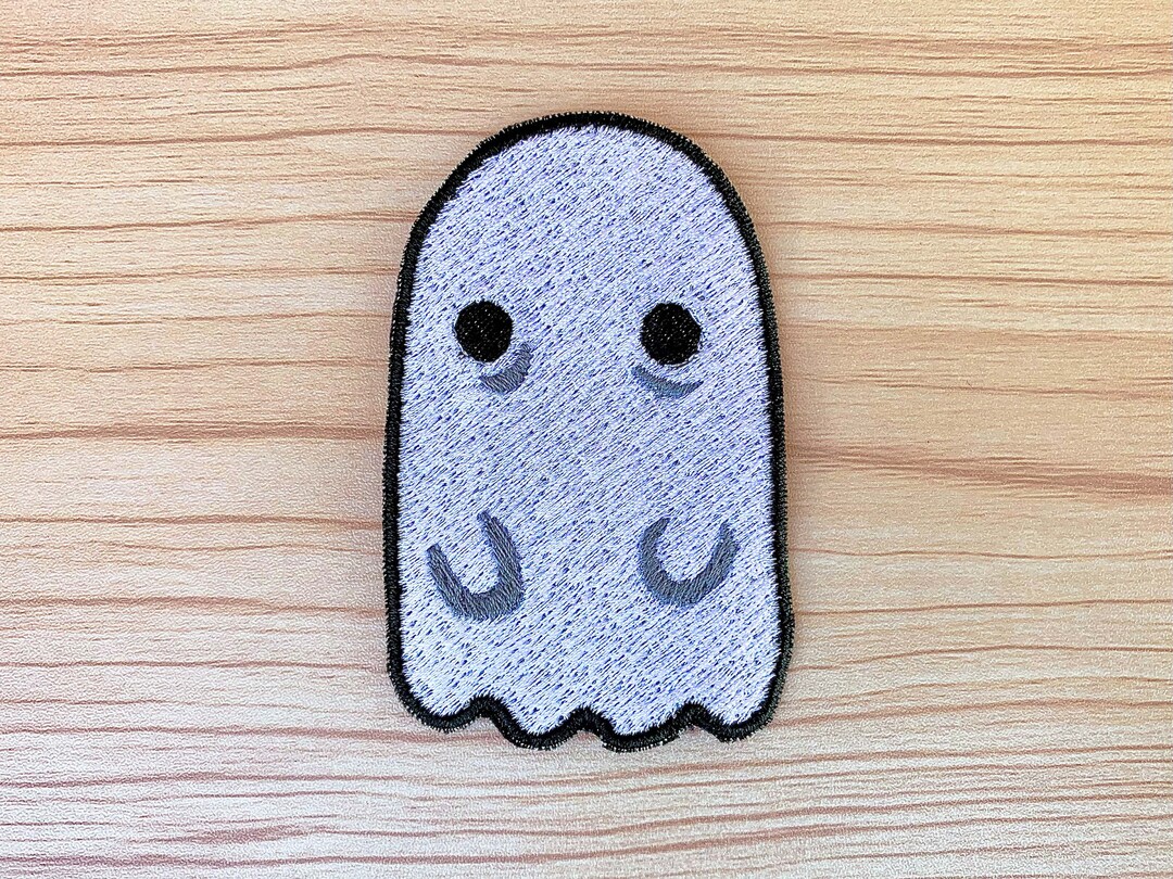 Embroidered Ghost Sew-on Patch - Etsy