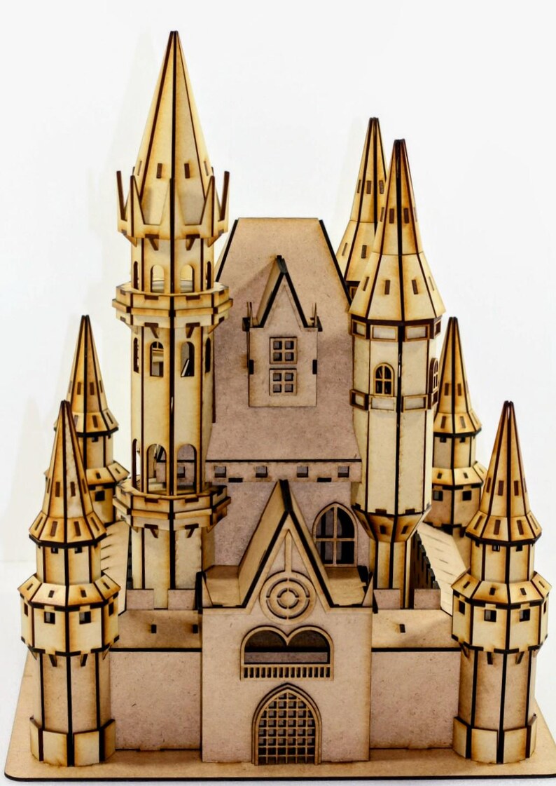 Laser Cut Gothic Castle & Victorian House DXF Plans (digital Download ...