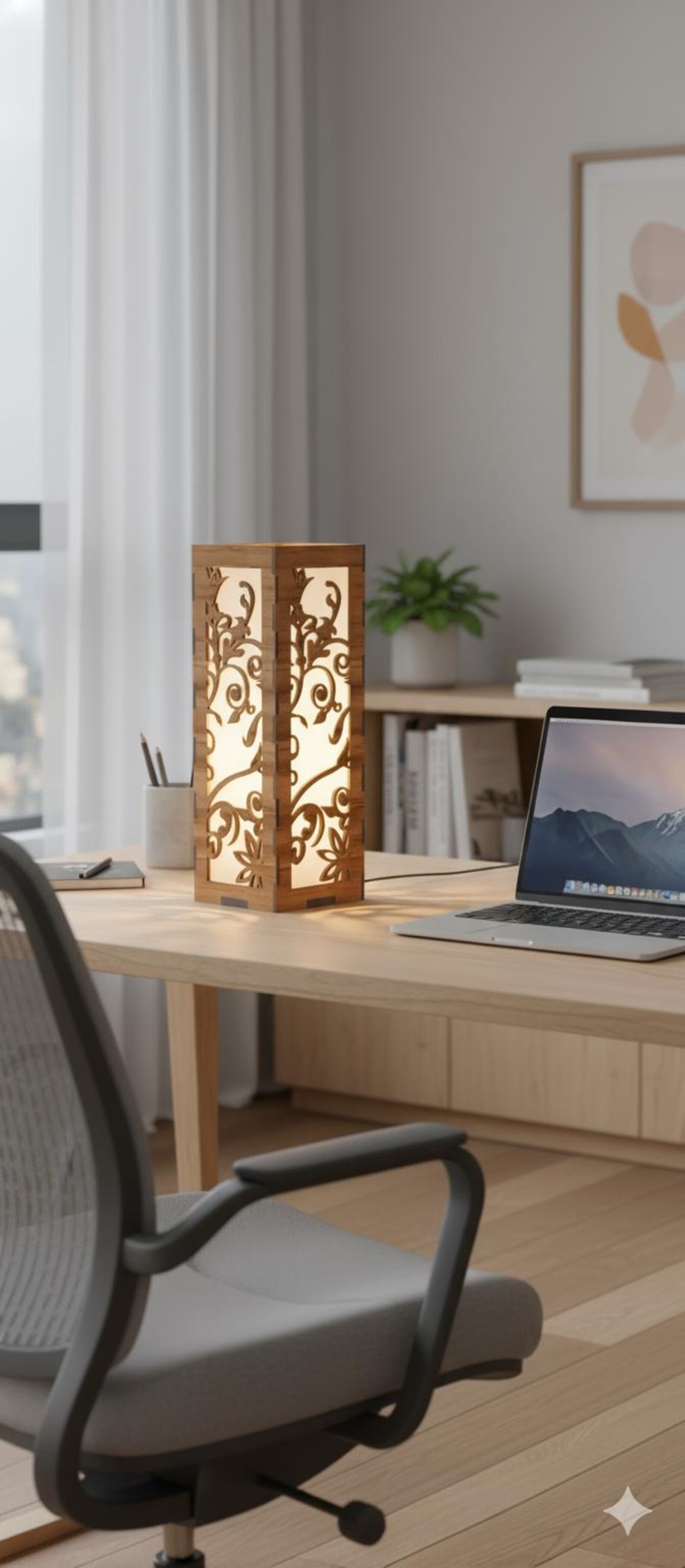 Laser Cut Wooden Lamp DXF File, CNC Light Shade (digital Download) - Etsy
