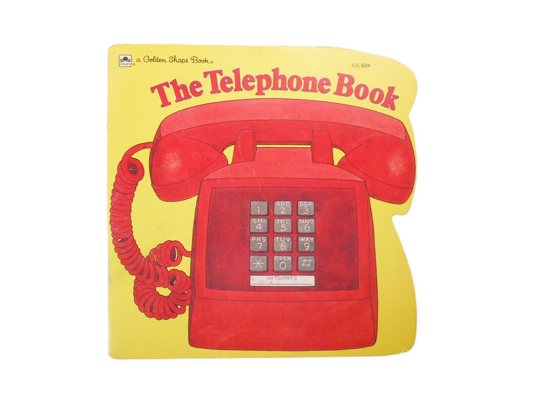 The Telephone Book a Golden Shape Book 1985 - Etsy
