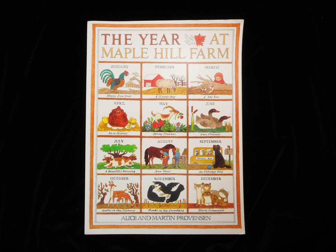 The Year at Maple Hill Farm by Alice and Martin Provensen Paperback ...