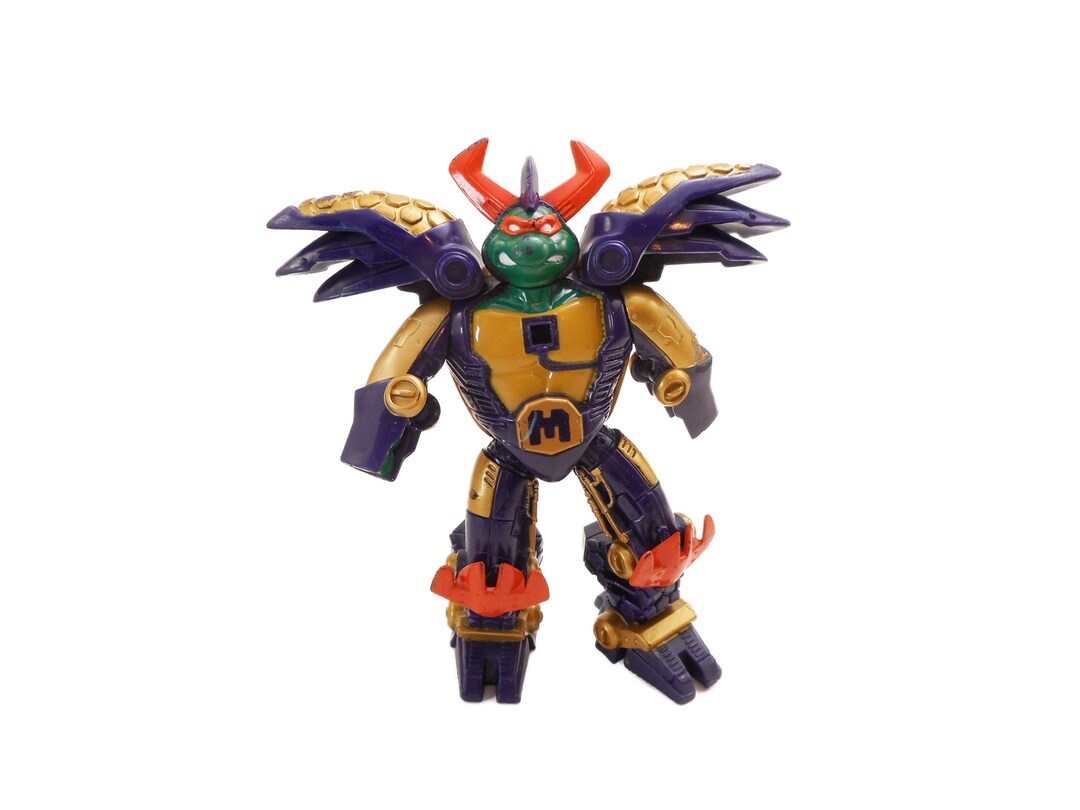 Cyber Samurai Mike TMNT Figure 1994 Ninja Turtle - Etsy