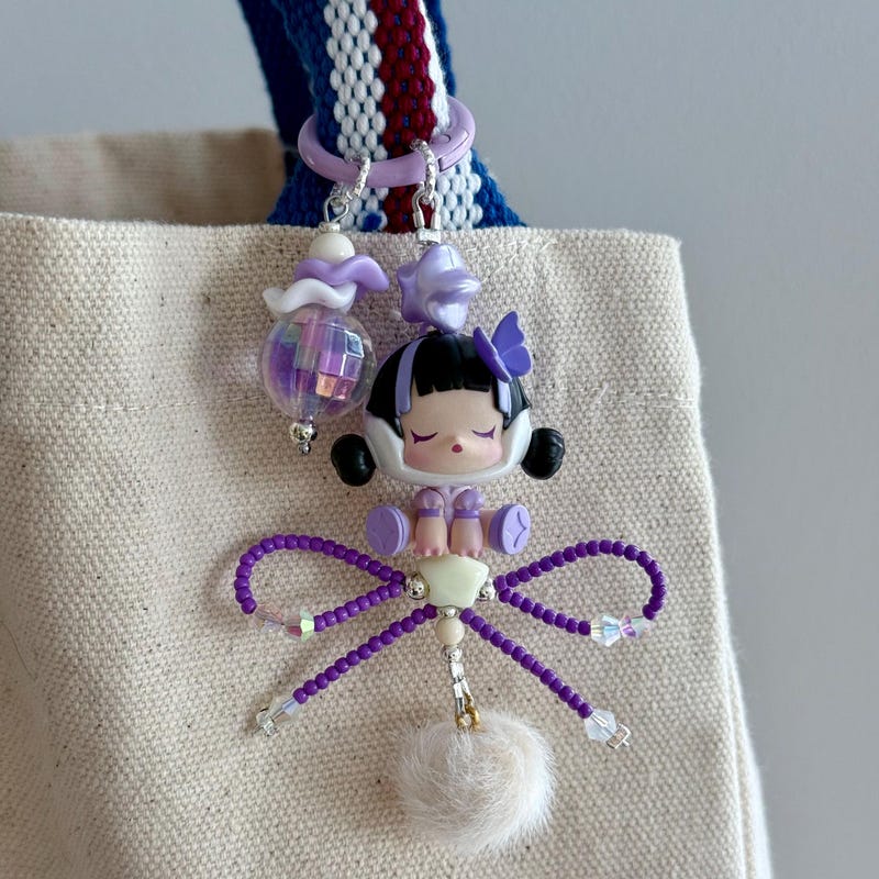 Skullpanda Keychain Charm - Etsy