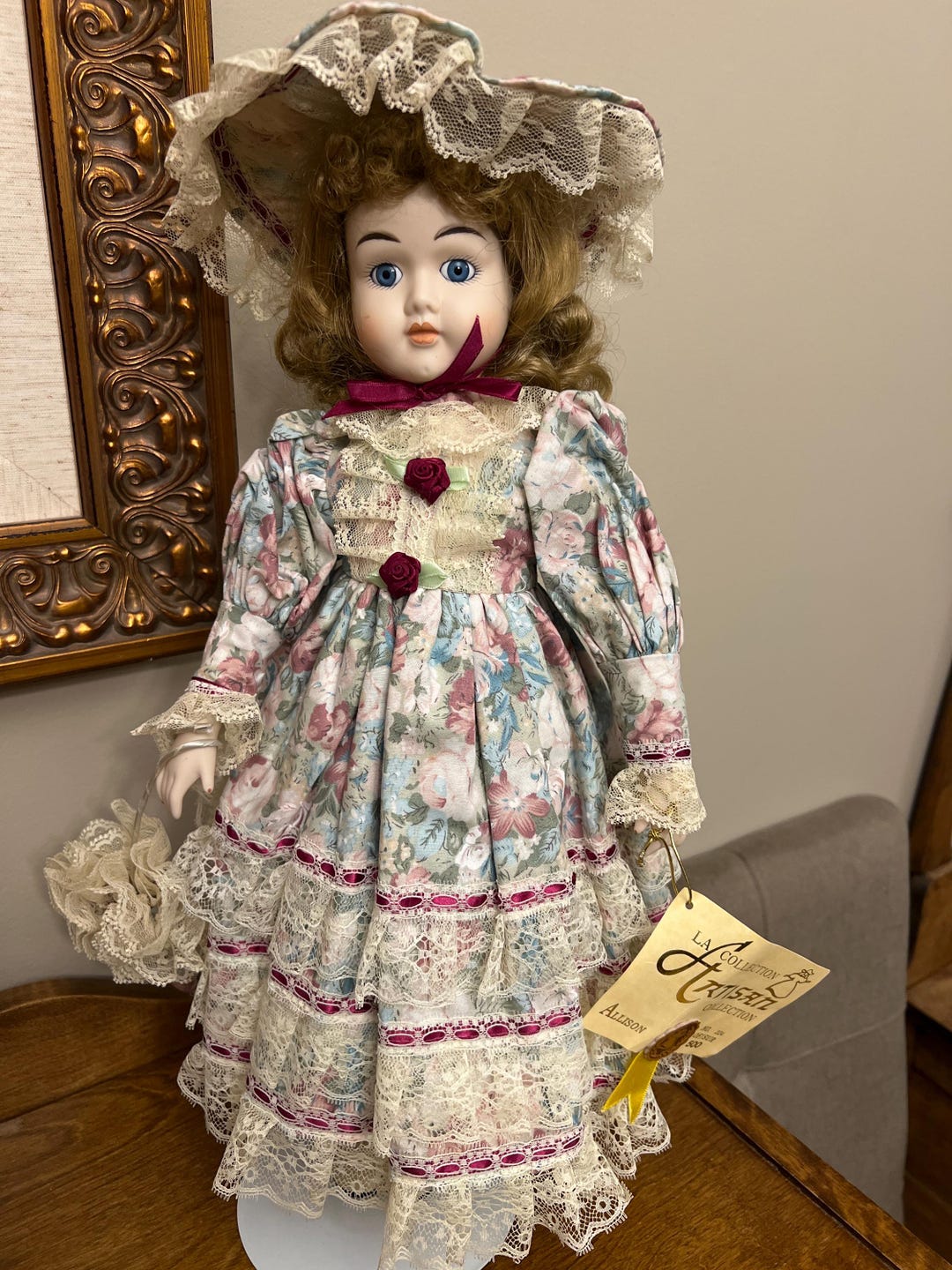 Vintage La Collection Porcelain Doll – Allison, Musical Victorian ...