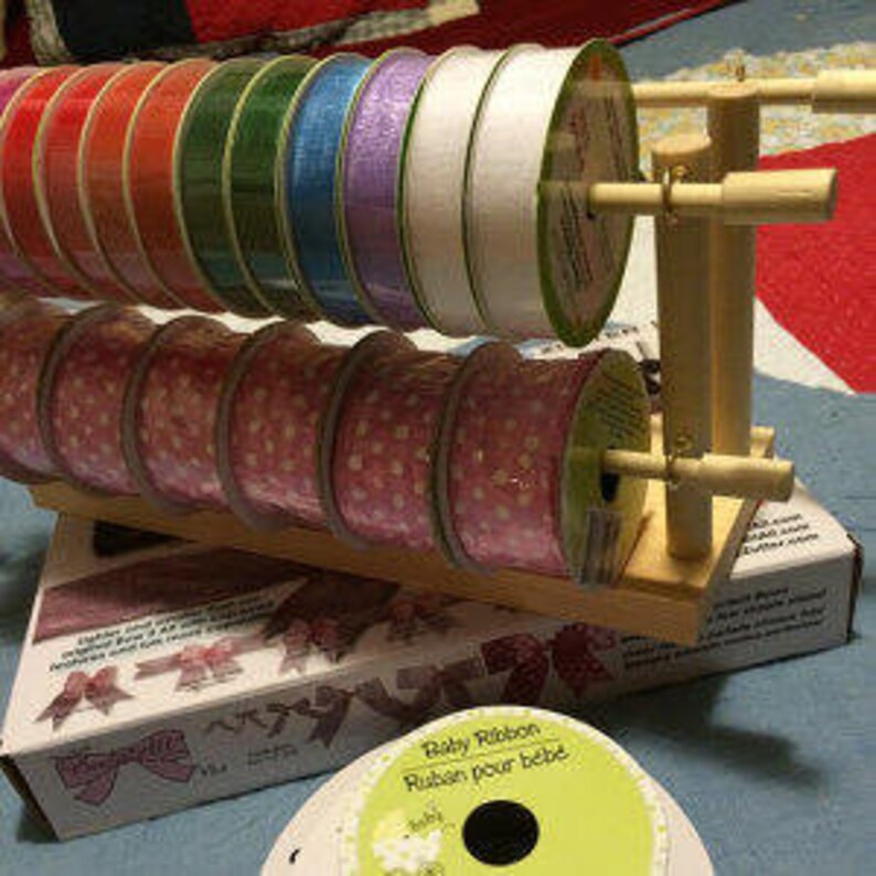 Ribbon Holder Storage Wire Rack Organizer Holds 75 Spools | Etsy