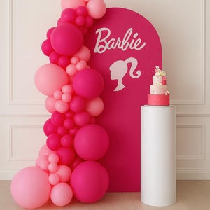 Barbie Theme Balloon Garland Kit: Pink Party Arch DIY Decor - Etsy