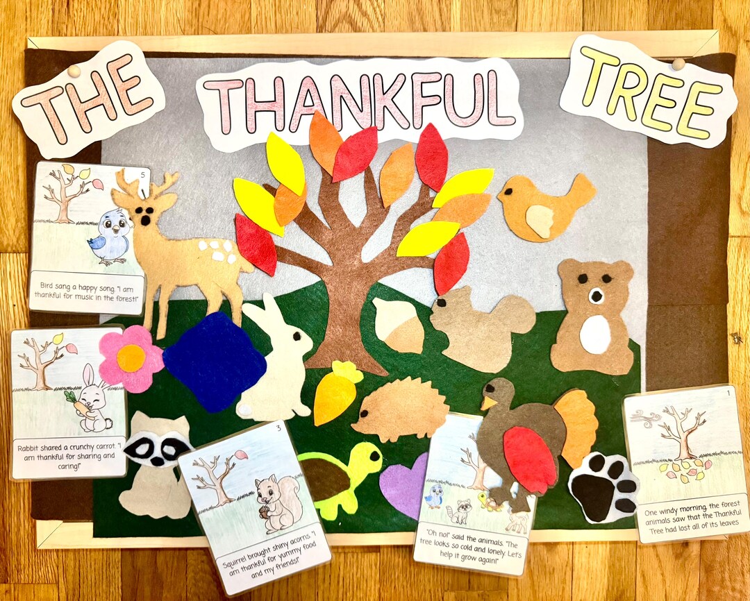 Thankful Tree Preschool Story Printable - Etsy