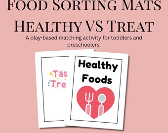Food Groups Sorting Activity | Printable | Healthy Vs Unhealthy Food ...