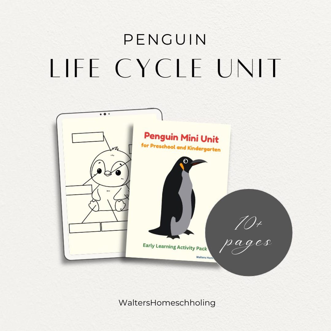 Penguin Life Cycle Printable | Preschool & Kindergarten Science ...