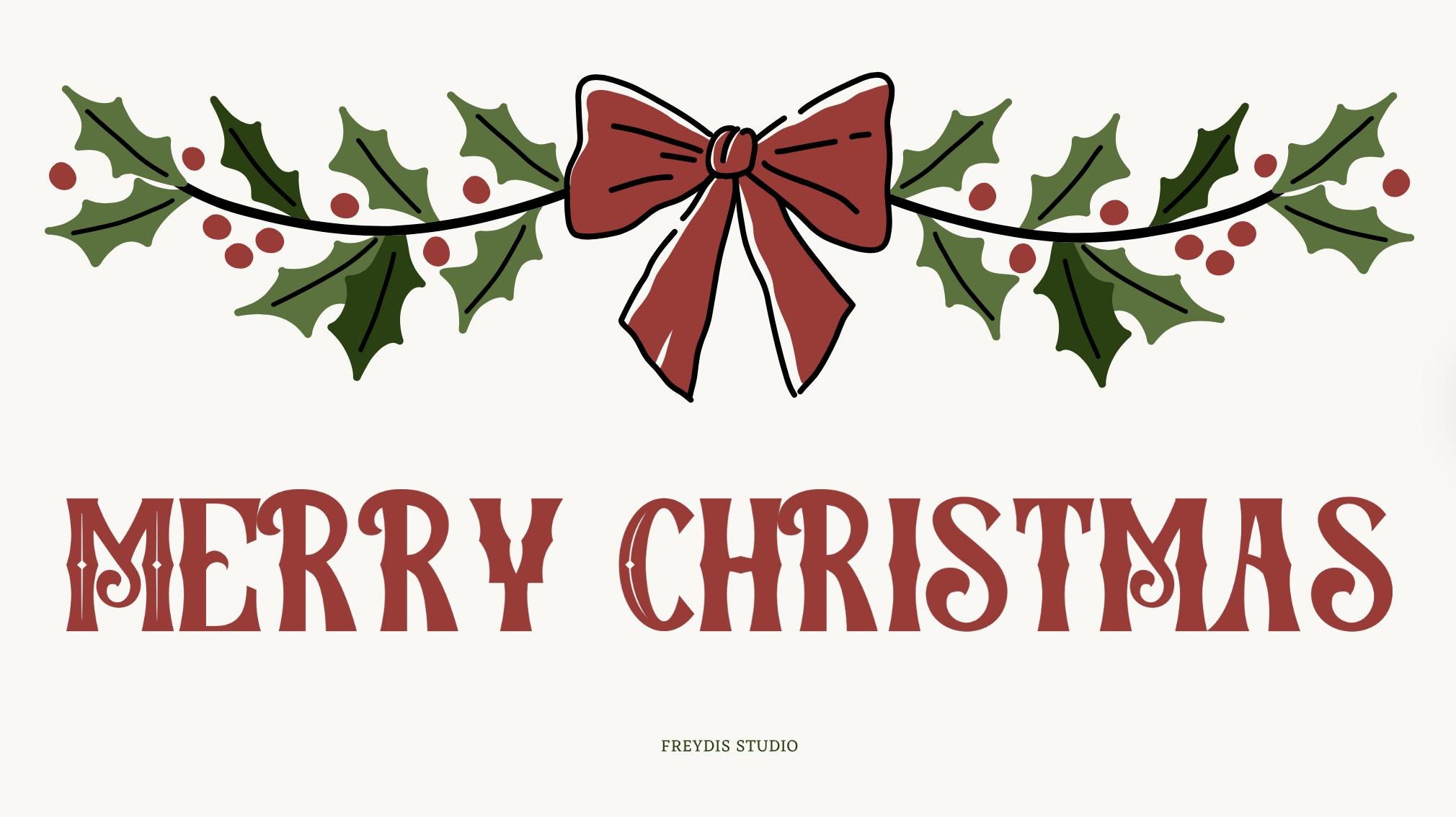 Christmas Gift Tag Bundle | Printable Holiday Tags Set by Freydis ...