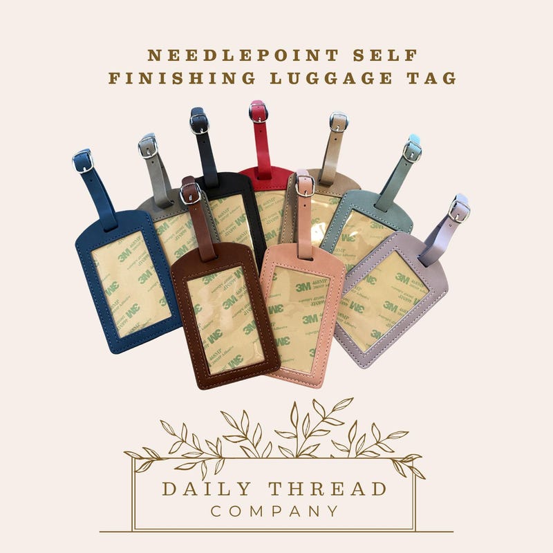 Bag Tag. Needlepoint - Etsy