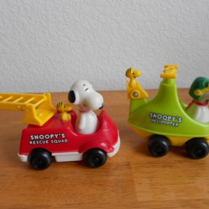Vintage Peanuts SNOOPY's Helicopter & SNOOPY Rescue Squad | Etsy