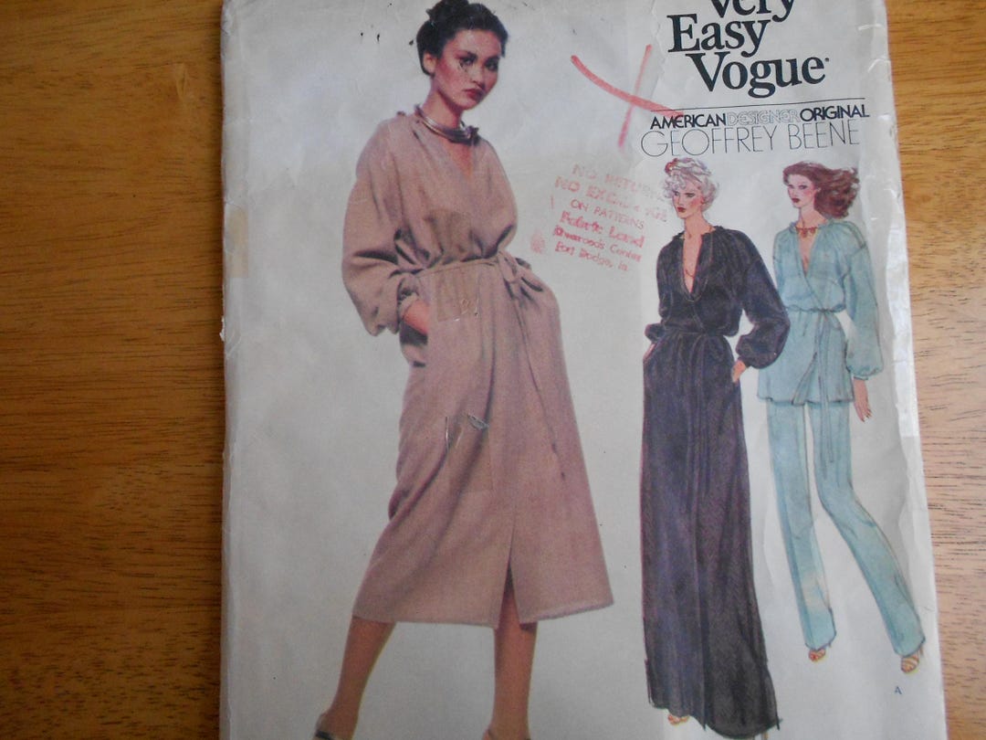 American Designer Original Vogue Pattern 1944 GEOFFREY BEENE Isses ...
