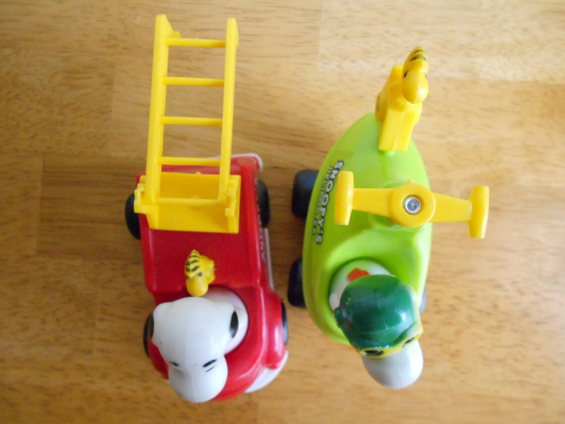 Vintage Peanuts SNOOPY's Helicopter & SNOOPY Rescue Squad | Etsy