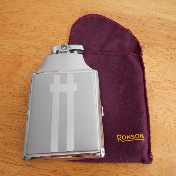 Ronson Mastercase Lighters With Cigarette Case - Etsy