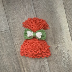 Baby Pebbles Wig, Newborn Halloween Costume, Cave Girl Hat, Flin***nes ...