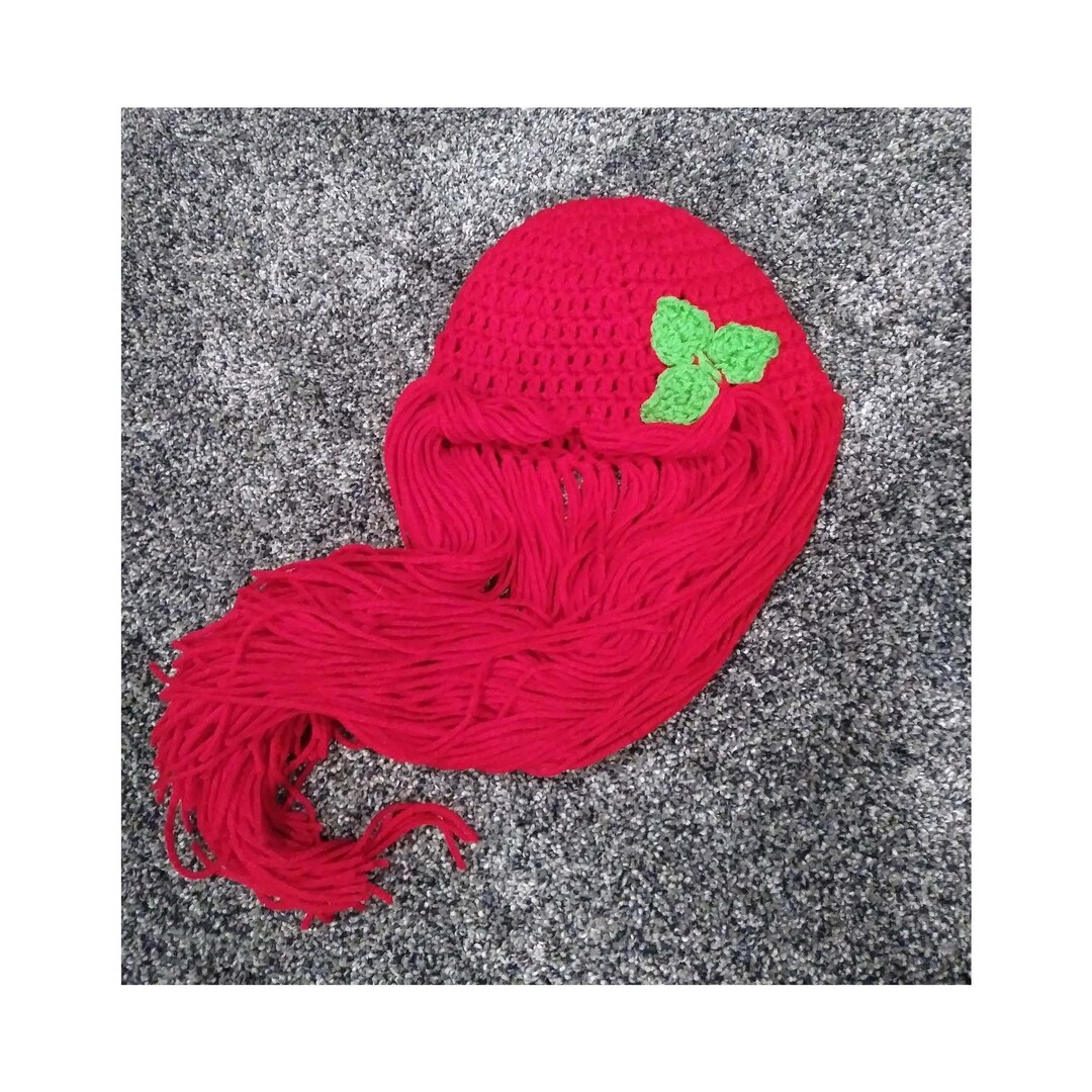 Little Mermaid Wig Hat, Poi**n Ivy Baby Wig Hat, Newborn Girl Halloween ...