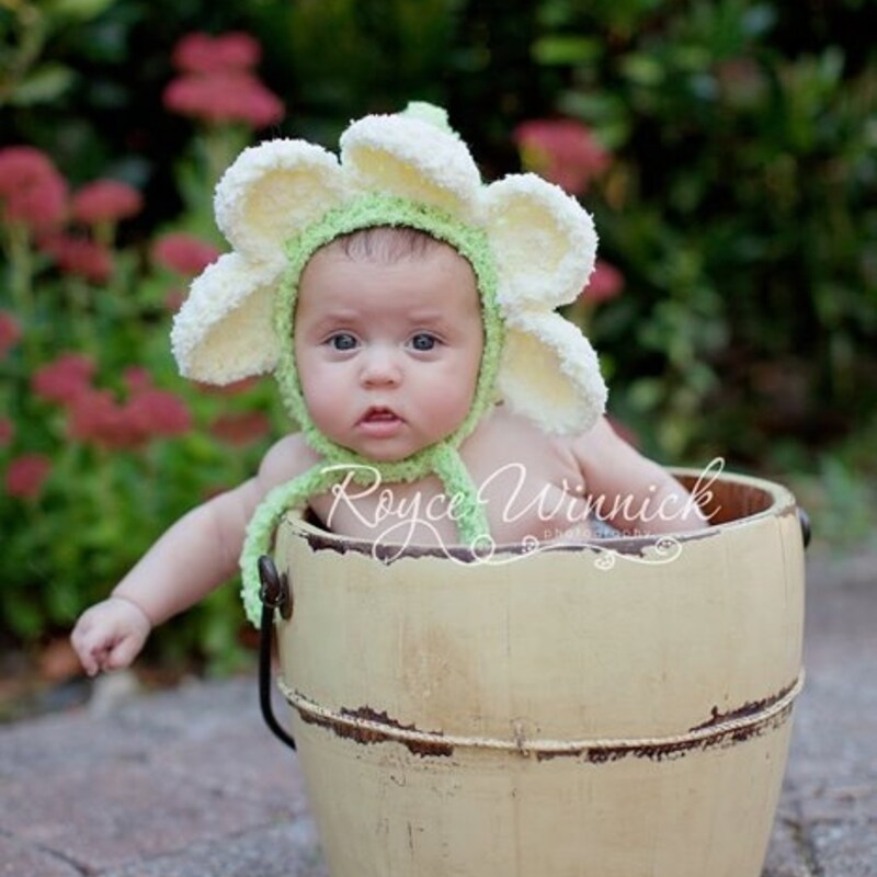 Flower Bonnet Baby - Etsy