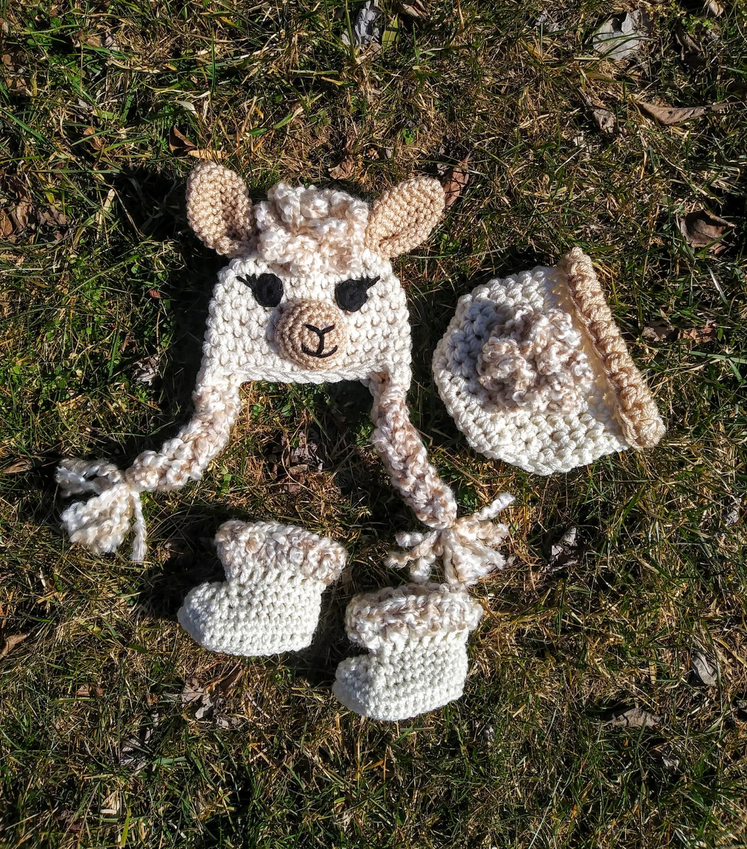 Llama Baby Costume, Alpaca Newborn Outfit, Llama Ears Baby Hat, Baby ...