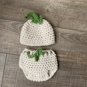 Pea Baby Costume, Pea Pod Newborn Halloween Outfit, Crochet Swaddle ...