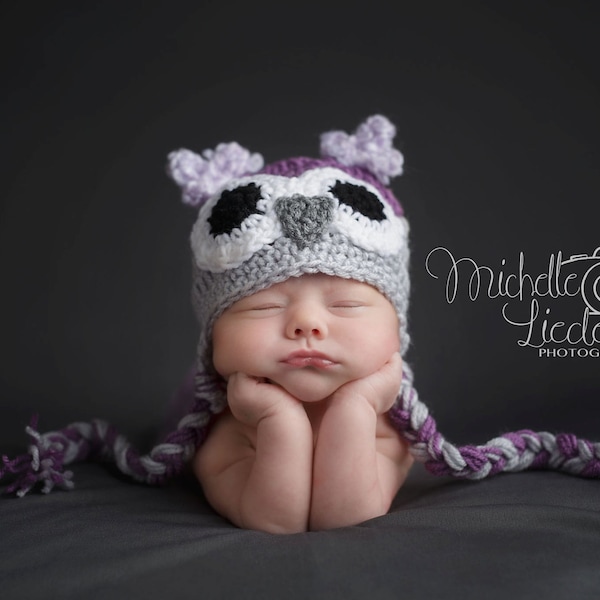Newborn Owl Hats - Etsy