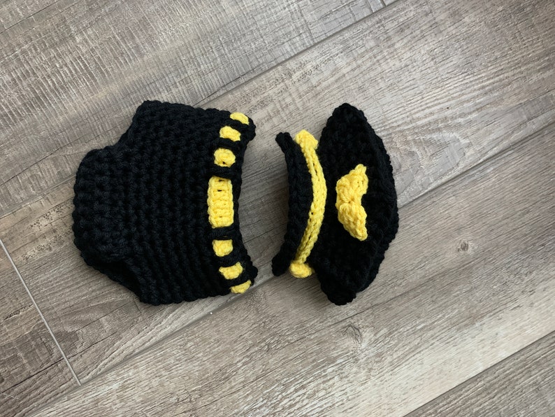 Newborn Aviator Outfit, Sky Pilot Costume Kids, Crochet Diaper Cover ...