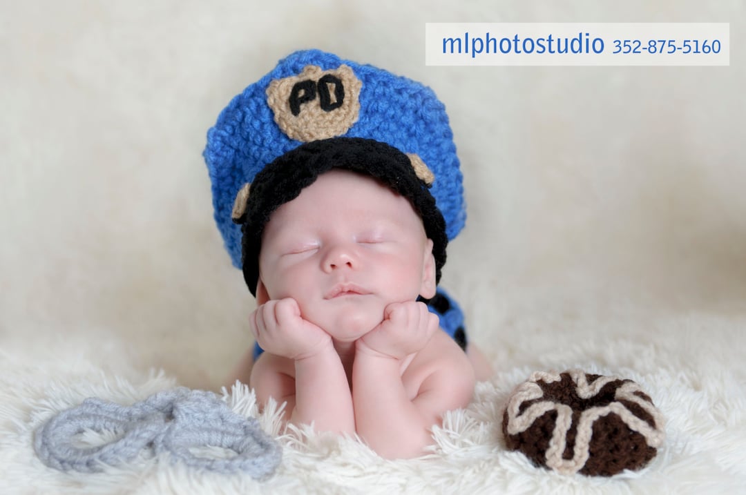Baby Police Outfit, Baby Cop Outfit, Newborn Police Officer Costume ...
