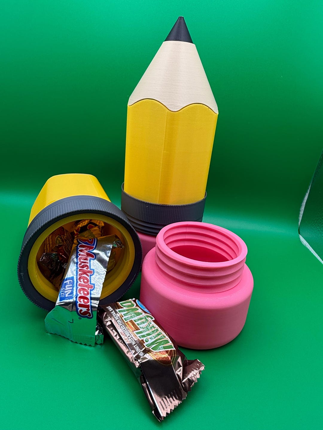 3D Printed Pencil Stash Jar – Pencil Holder Container | Teacher Gift ...