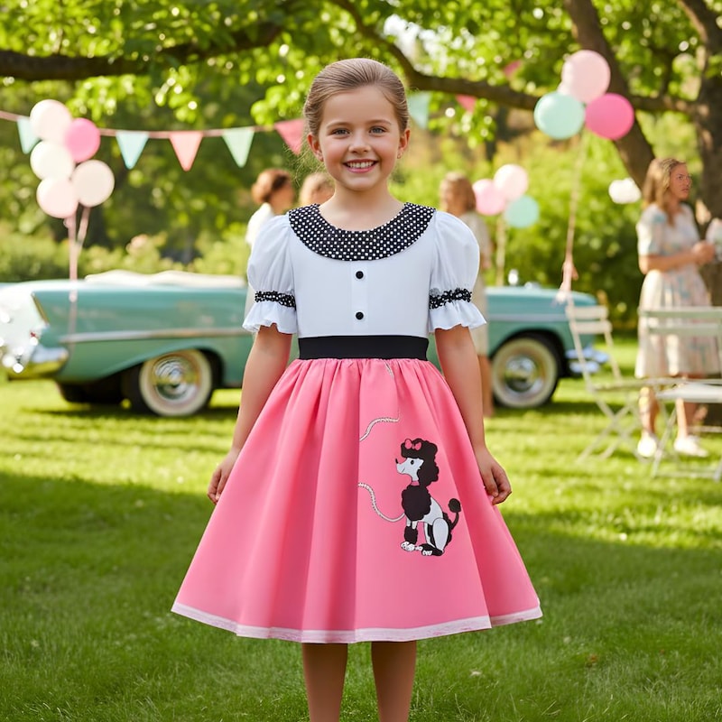 Vintage Girls Poodle Skirt - Etsy