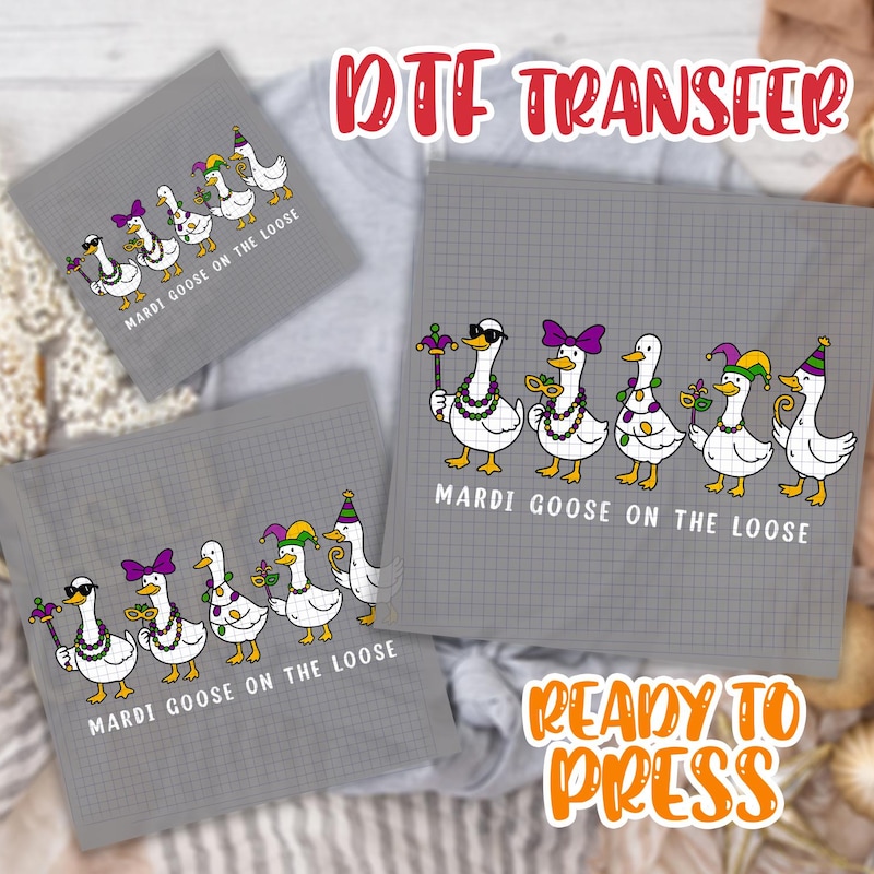 Geese Heat Transfer - Etsy