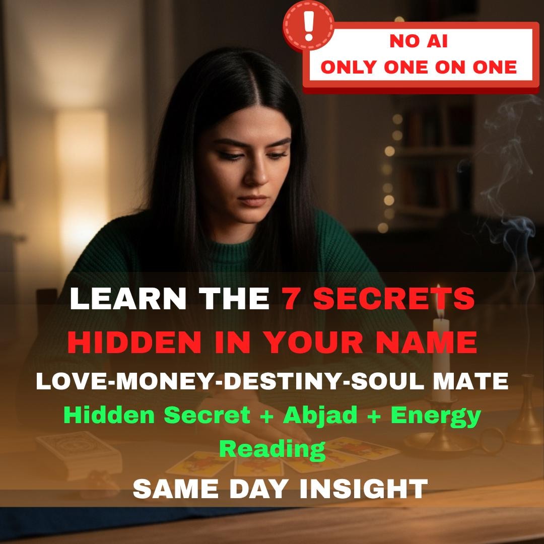 Secret Letters in Your Name Reading Hidden 7 Secrets, Soulmate, Money ...