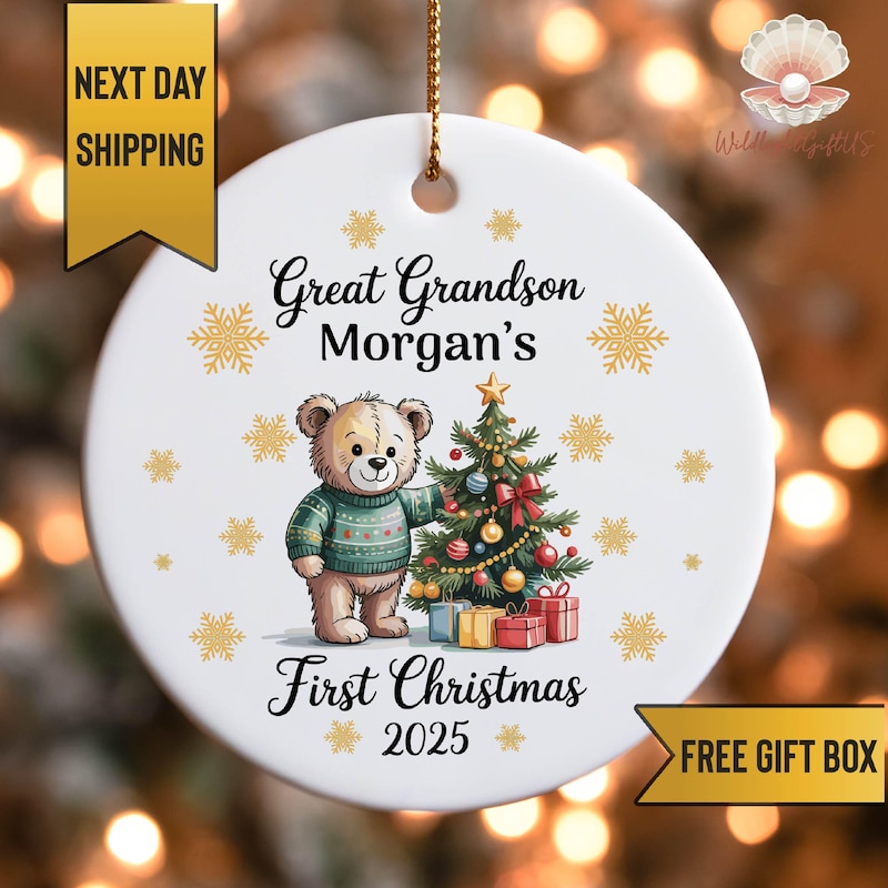 First Christmas as Grandson - Etsy