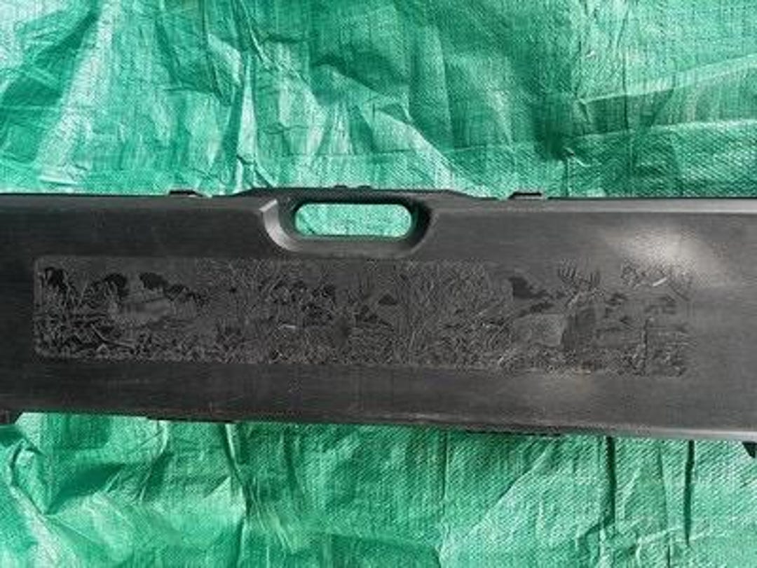 Rare Doskocil Gun Guard Case Model 4809 Black Nature Buck Deer Scene ...