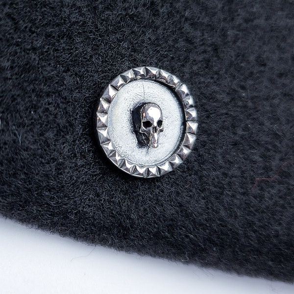 Skull Brooch - Etsy