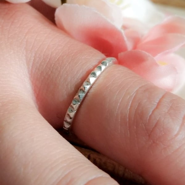 Silver Pyramid Ring - Etsy