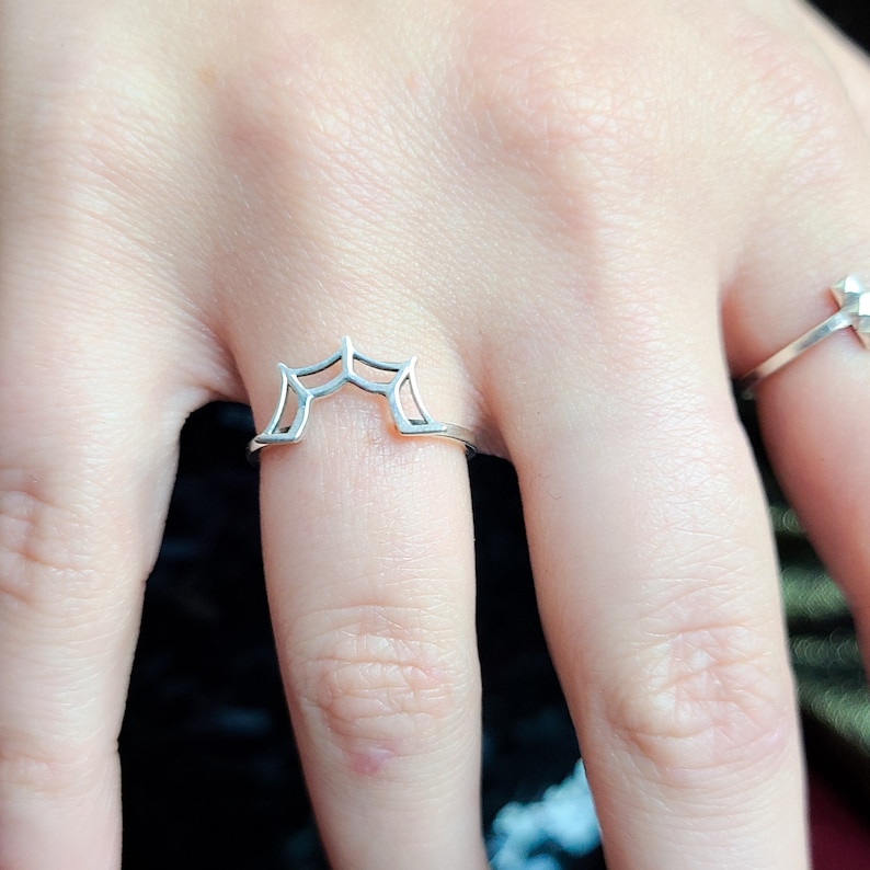 Spider Web Stacking Ring, Engagement Ring, Cobweb, Spider Jewelry ...