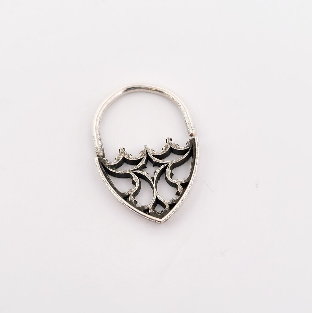 Gothic Church Window Septum Piercing, Goth, Victorian, Stained Glass ...