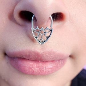 Gothic Church Window Septum Piercing, Goth, Victorian, Stained Glass ...