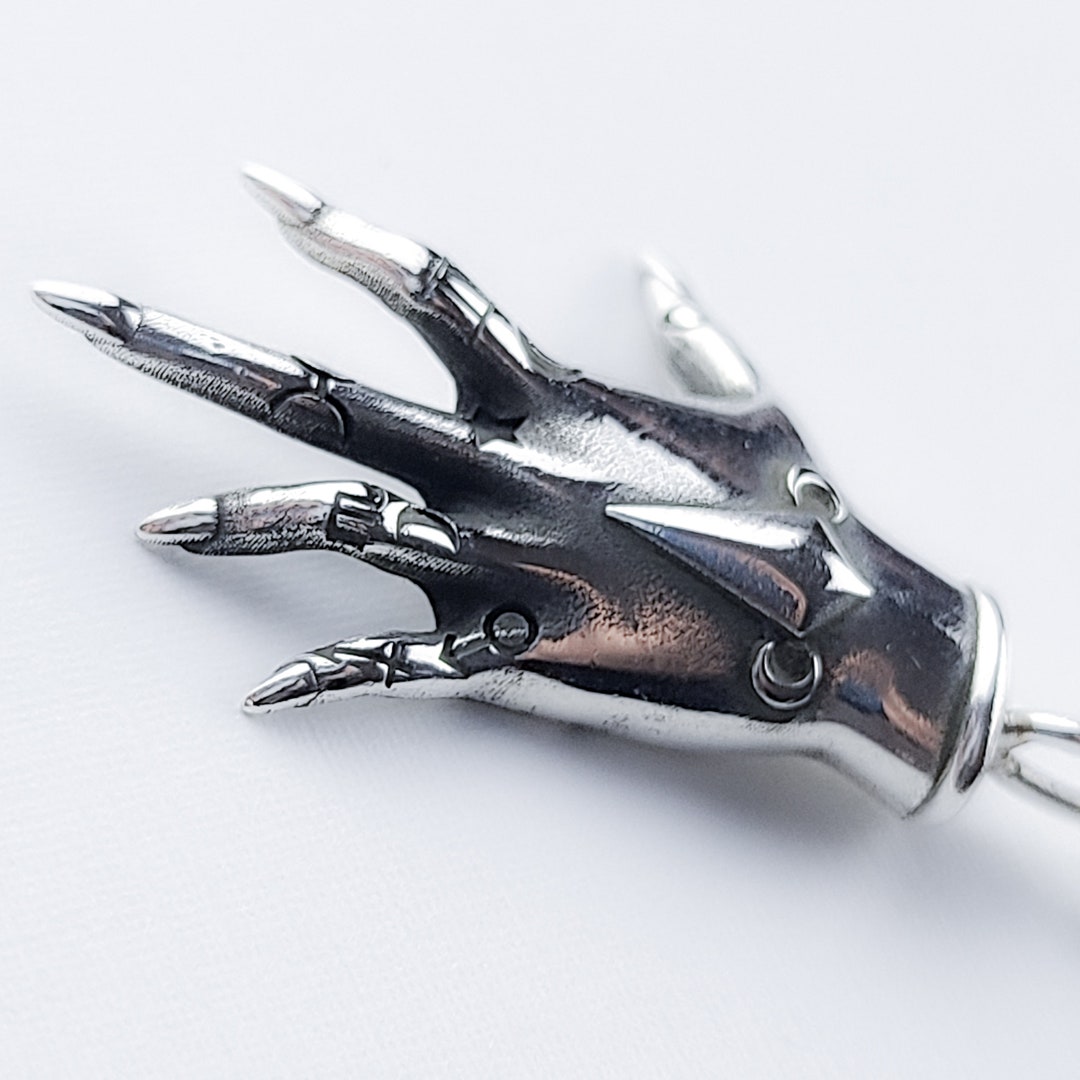 Palmistry Zodiac Witch Hand Pendant, Evil Eye, Witchcraft, Tarot, Heavy ...