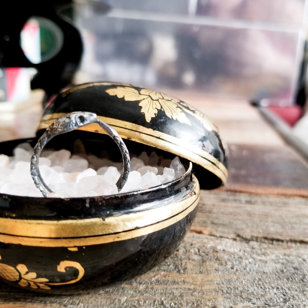 Ouroboros Snake Ring, Slytherin, Viper, Head and Tail, Riverdale ...