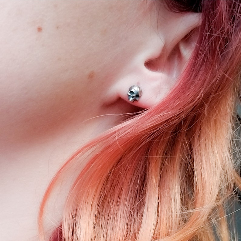 Ready to Ship, Last Minute Gift, Holiday, Christmas, Small Skull ...