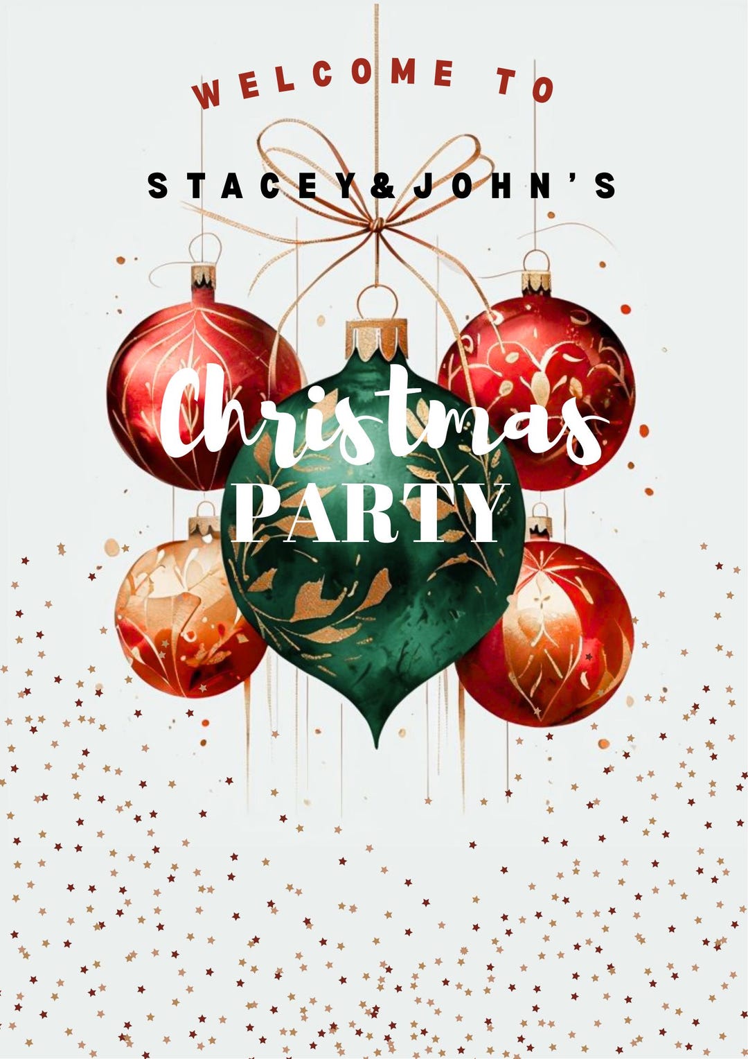 Christmas Party Welcome Sign, Holiday Party Sign Board, Friendsmas ...