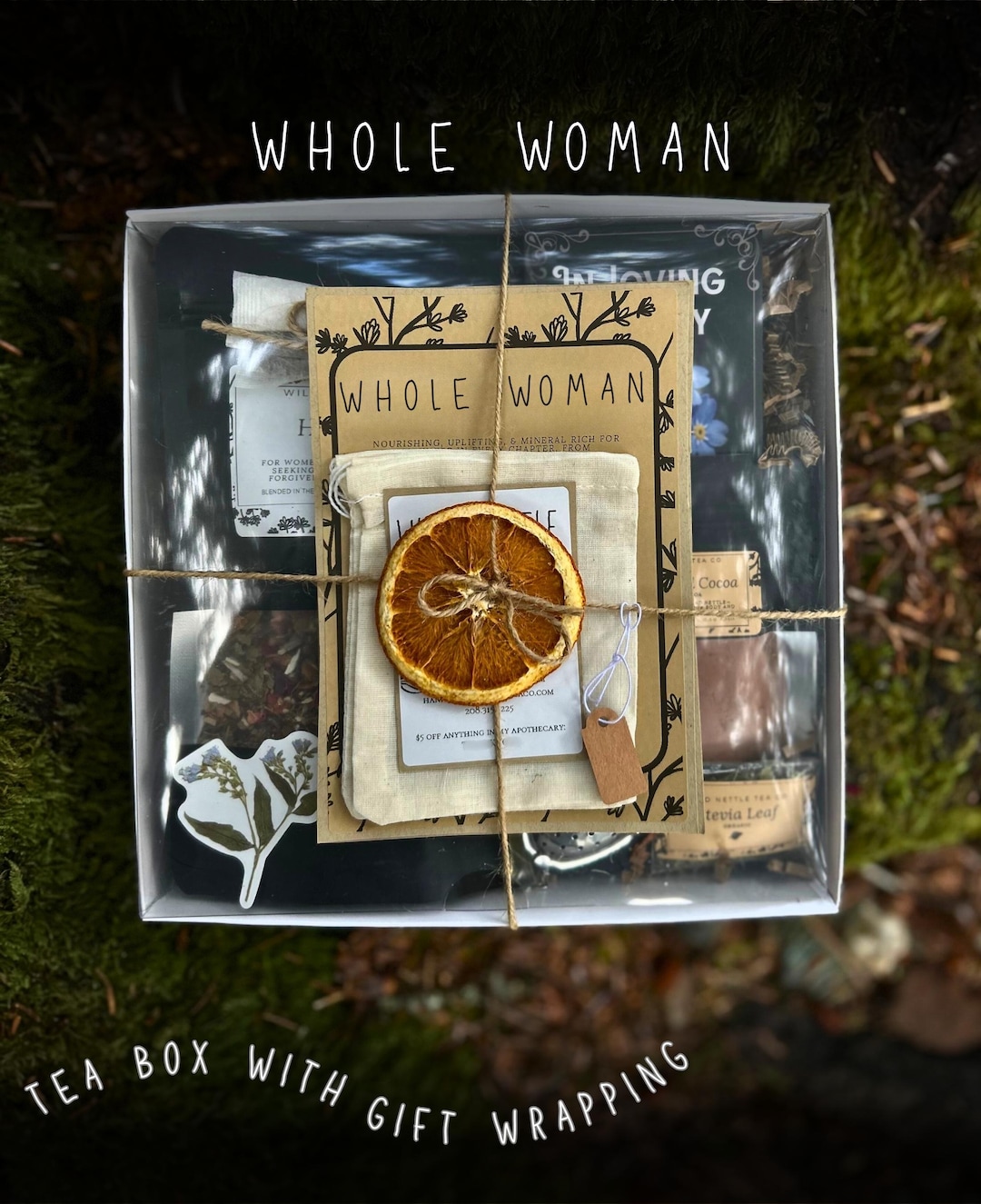 Custom Organic Herbal Tea Set, Women’s Self Care Blend, Wellness ...