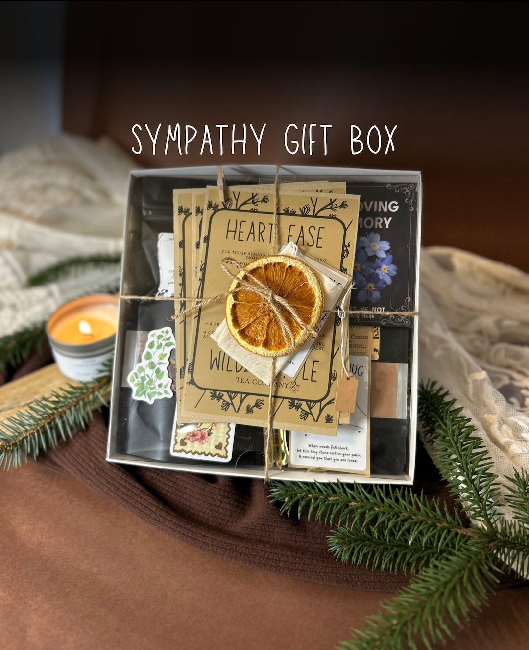 Grief Care Package: Sympathy Gift for Death of a Parent, Pet, or Friend ...