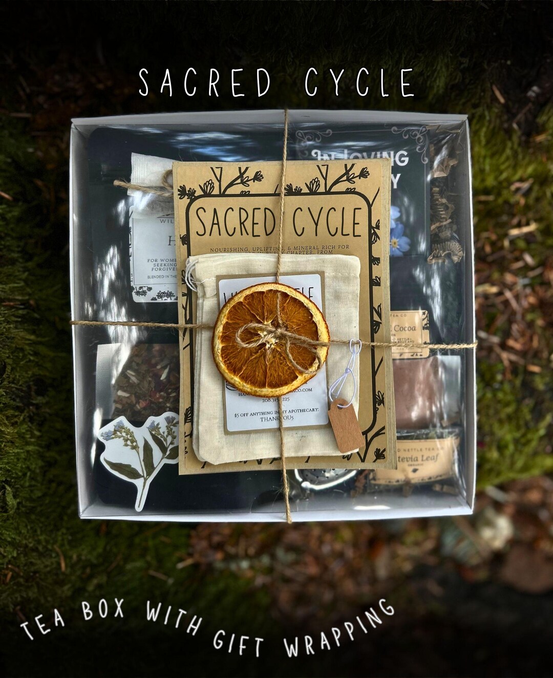 Custom First Period Gift Box, Menstrual Cycle Tea, Organic Herbal Tea ...