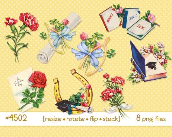 Vintage Graduation Clip Art
