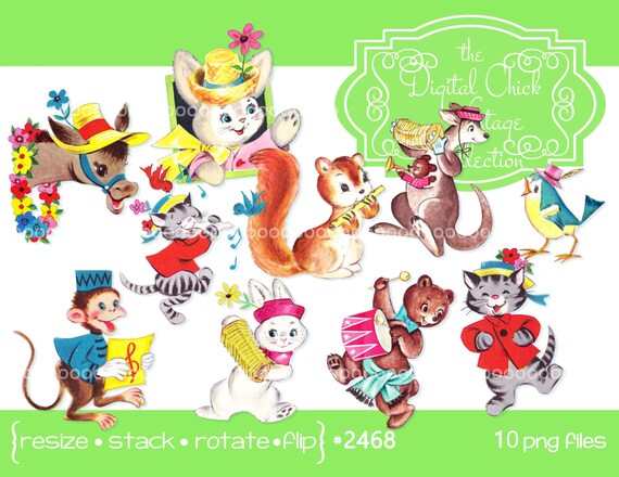 Animals Dancing Clipart